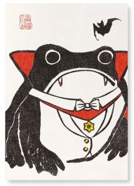 A4 Ezen Frog Dracula Print