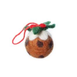 Felt Mini Pudding Decoration