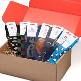 Seven Days of English Heritage Socks Hamper - Large UK 7-11