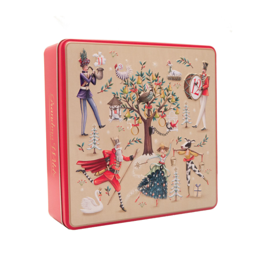 12 Days Shortbread Biscuit Tin 400g