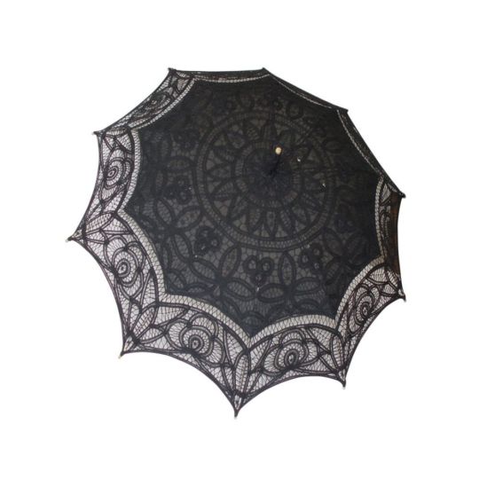 Buy Lace Parasol - Black | English Heritage