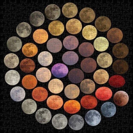 moon in colour