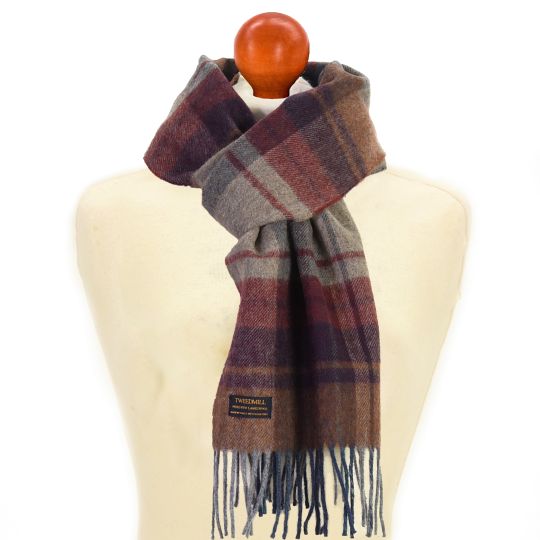 Scarf Lambswool Check Arran